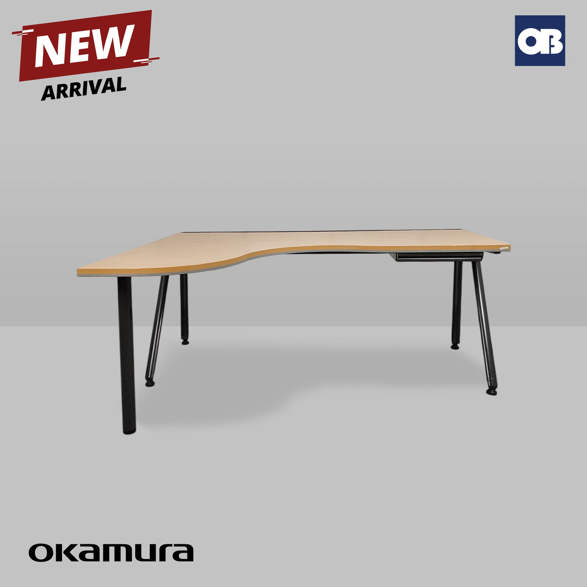 Okamura L-Type Table – OfficeBusters Philippines